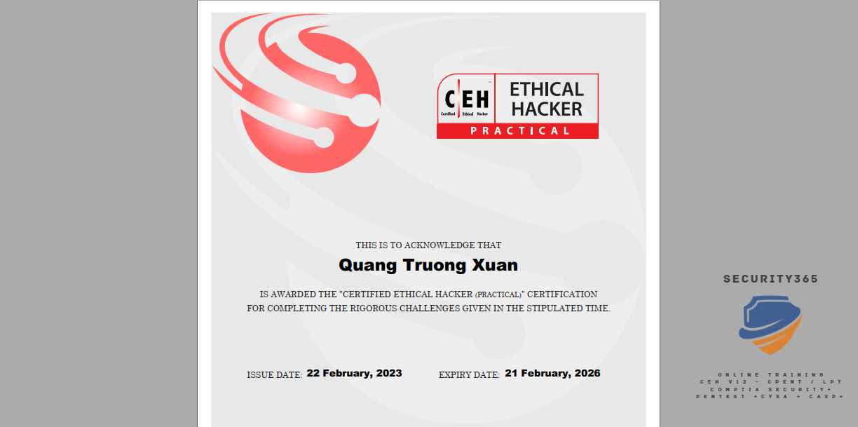 Hướng Dẫn Đăng Kí Voucher Thi Chứng Chỉ Quốc Tế Và eCourseware Của EC Council Tại Việt Nam – CEH ...