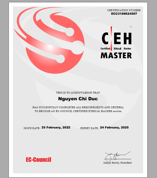 Giới Thiệu Các Chứng Chỉ Quốc Tế CEH , CHFI, Security+, Pentest+, CySA+ ...